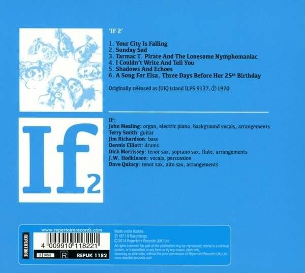 Компакт-диск If (Jazzrock) - 2 (1 CD) — фото 1