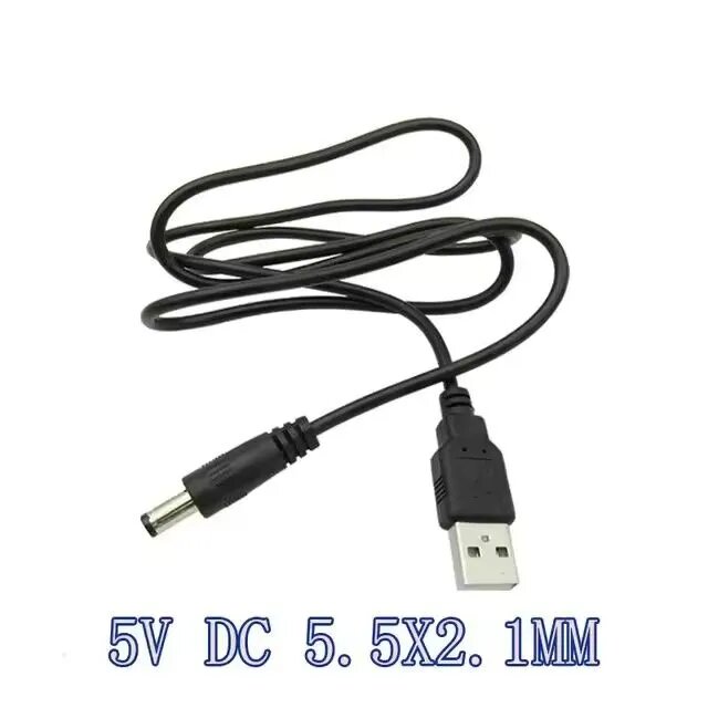 USB-провод повышения мощности от постоянного тока 5 В до постоянного тока 5 В / 9 В / 12 В Повышающий модуль USB-конвертер Кабель-адаптер 2,1x5, 5 мм штекер