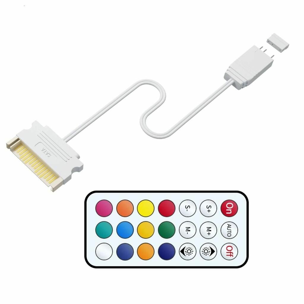 Контроллер RGB подсветки 15Pin, Белый