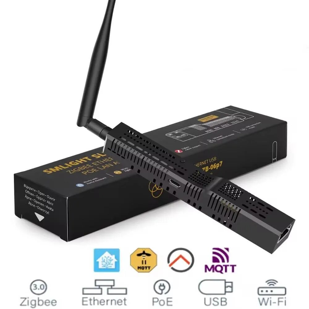 SMLIGHT SLZB-06P7 Zigbee 3.0 для Ethernet, USB и WiFi шлюза Координатор