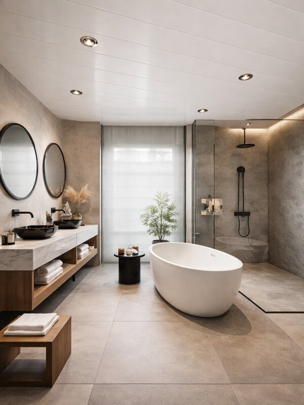 Размер 2,0×2,0 м — реечный потолок 100 мм бесщелевой, белый матовый, комплект