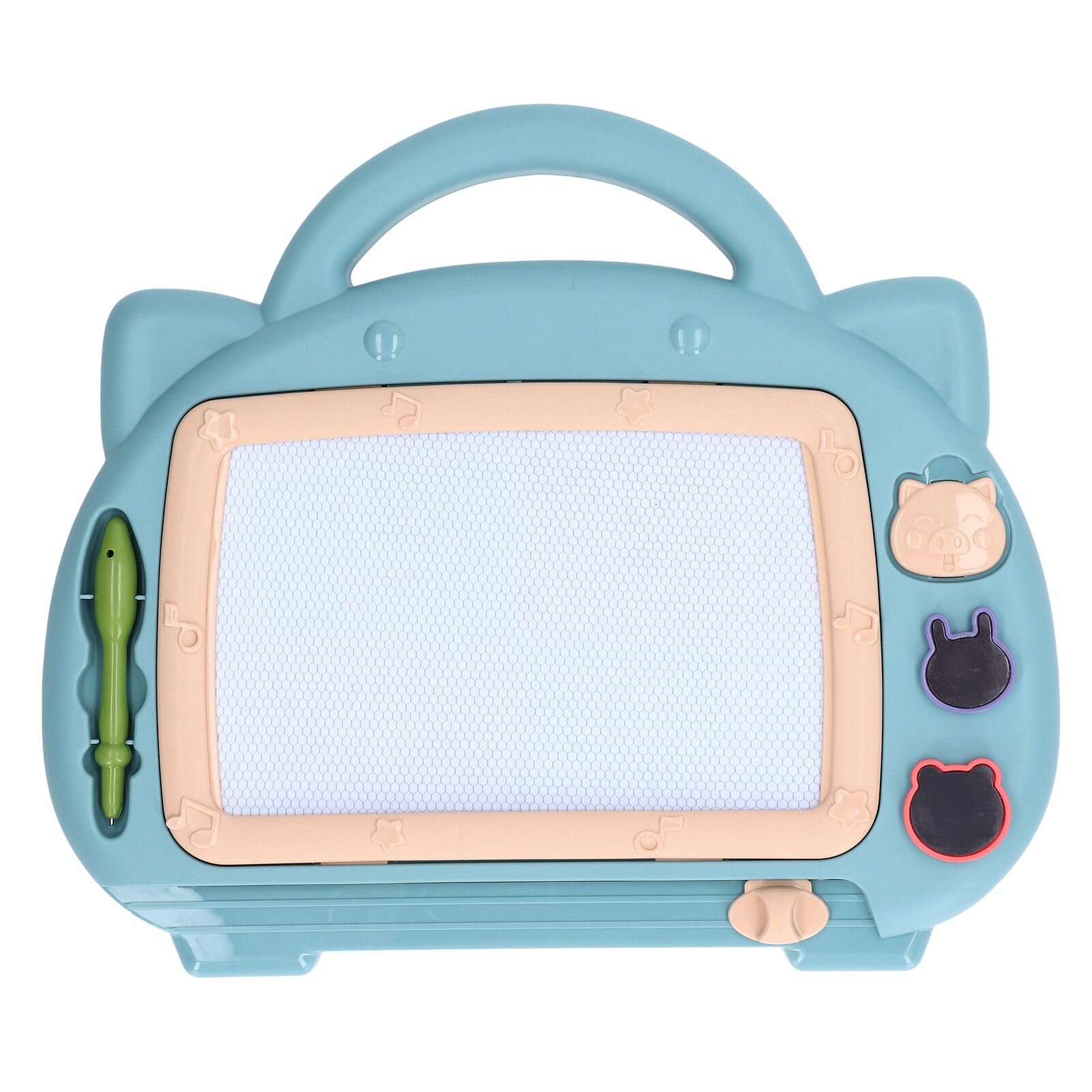 Плоская синяя магнитная доска, стираемая, 3+