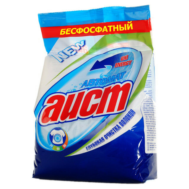 Порошок стиральный Аист Автомат, для ручной и автоматической стирки, 2,4 кг
