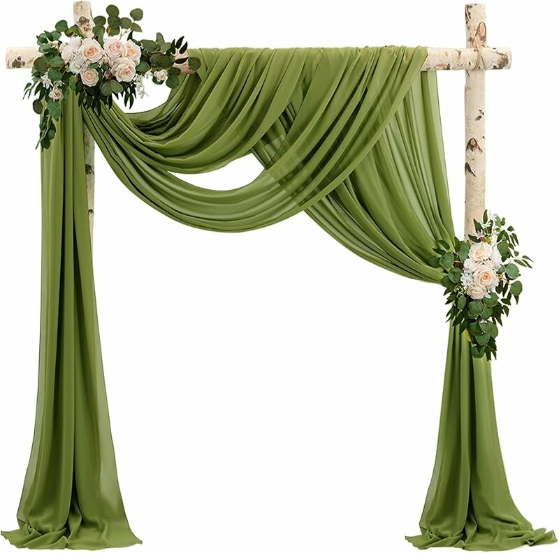 2 шт. свадебной арки с драпировкой (75X600 см)