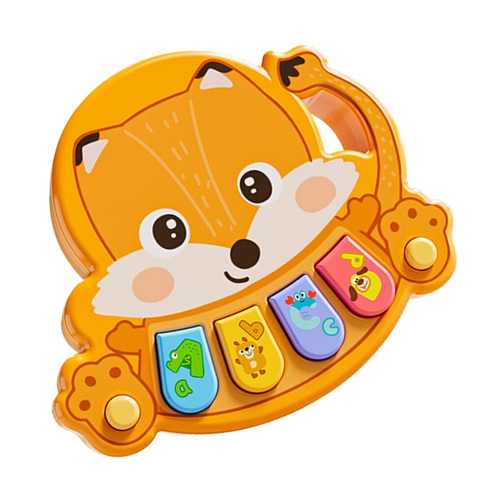 Игрушка, Электронное образование для детей раннего возраста qin lion Animal qin baby key музыкальная шкатулка для фортепиано-fox