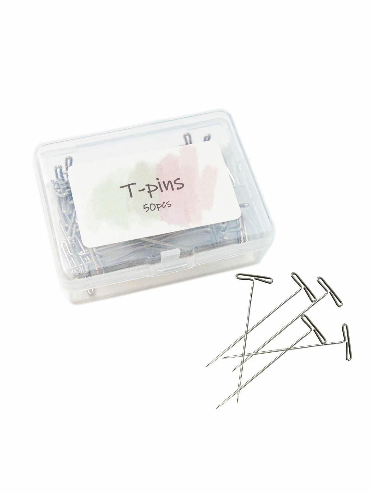 Стальные Т-образные булавки для вязания и шитья, B