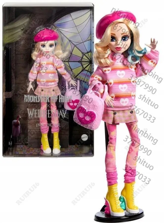 Кукла Mattel Monster High Wednesday Enid Sinclair Кукла Монстер Хай Уэнсдей Энид Синклер HJX05