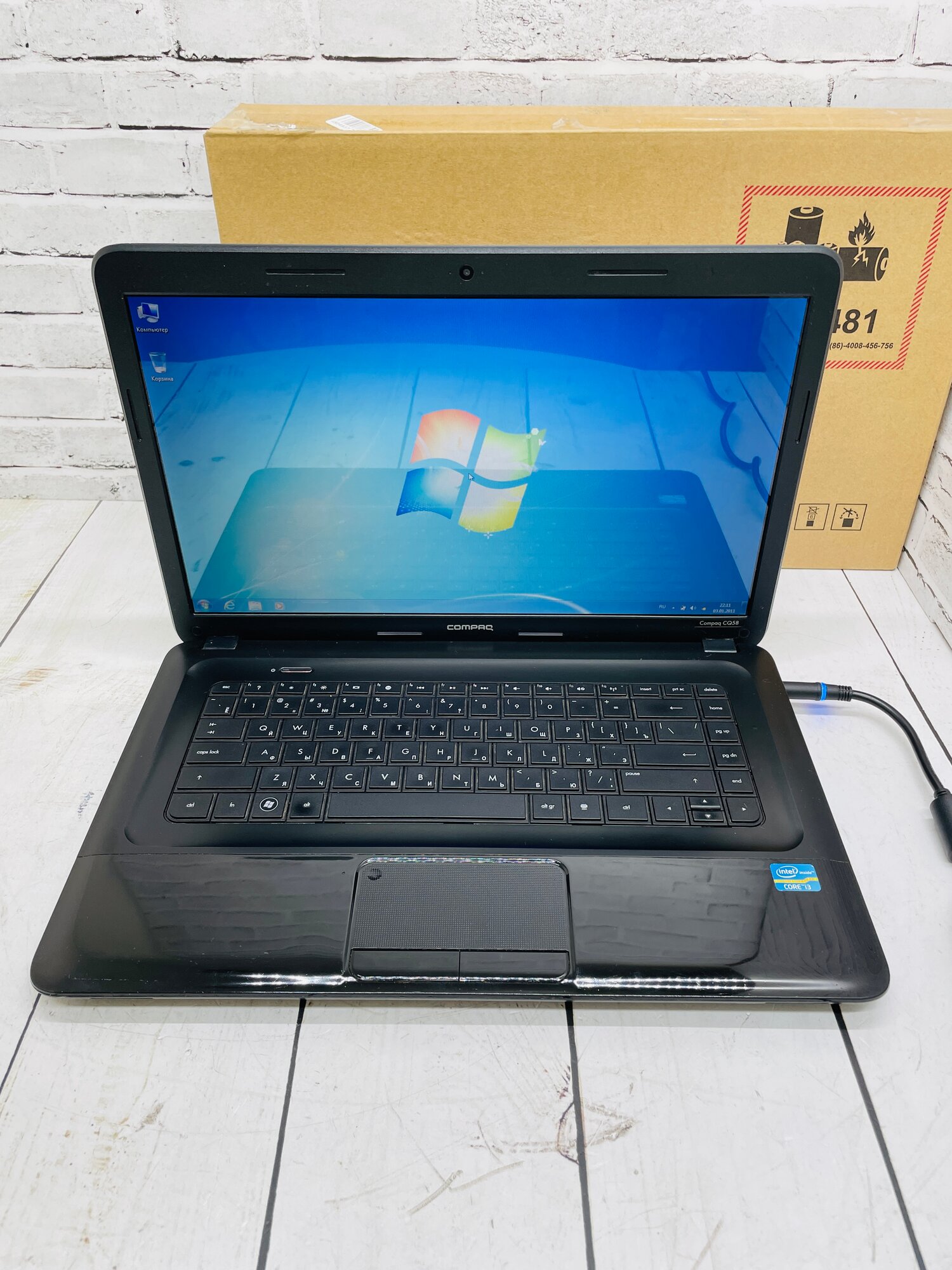 Ноутбук 15,6, HP Compaq, Intel Core i3 2370, 4 Gb DDR3, 320 Gb HDD, Intel HD Graphics
