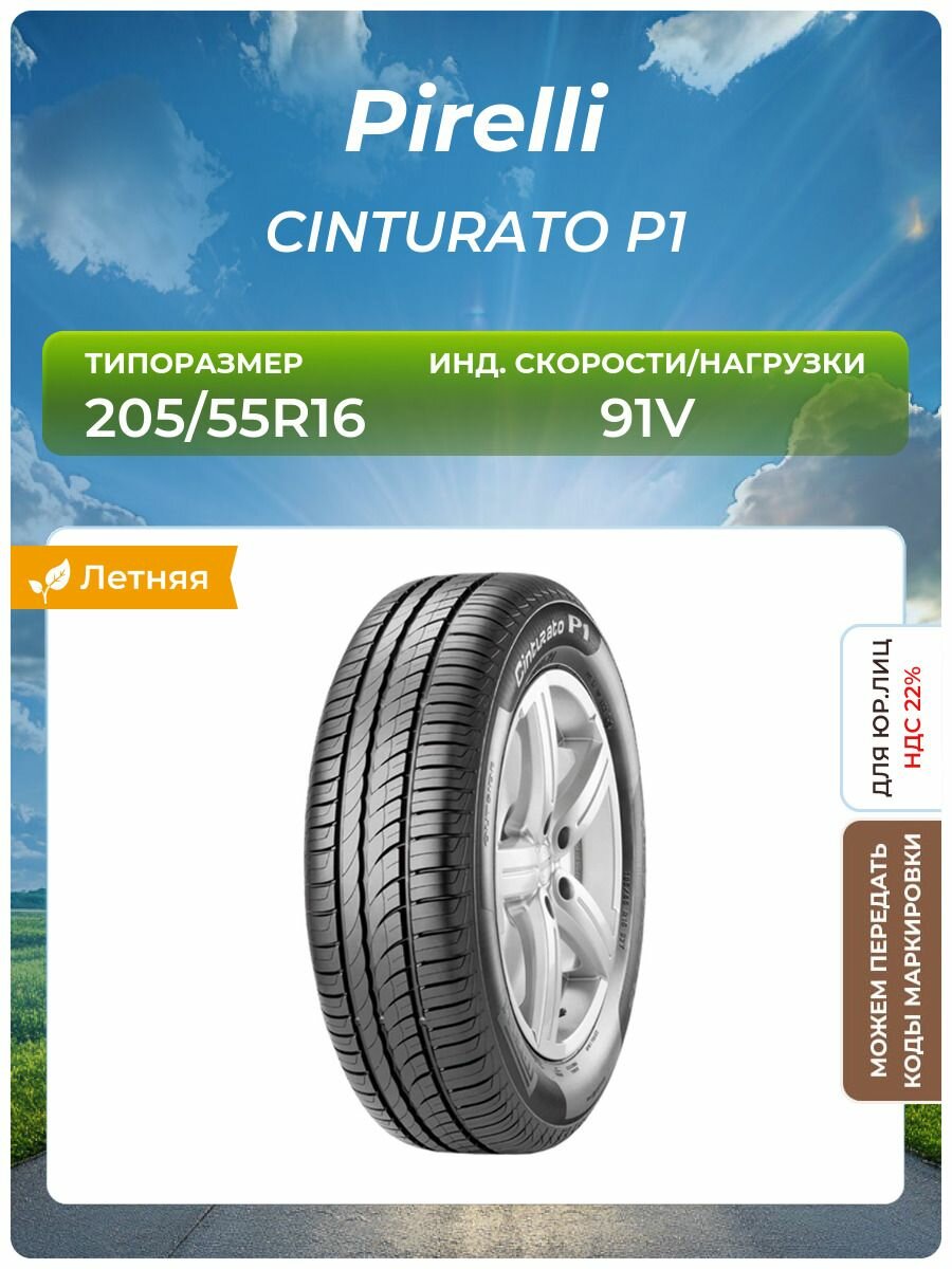 Шина Pirelli CINTURATO P1