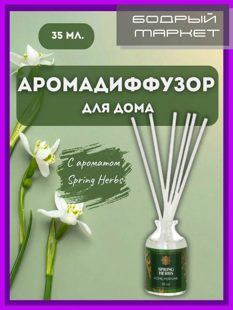 Аромадиффузор для дома Spring herbs 35 мл.
