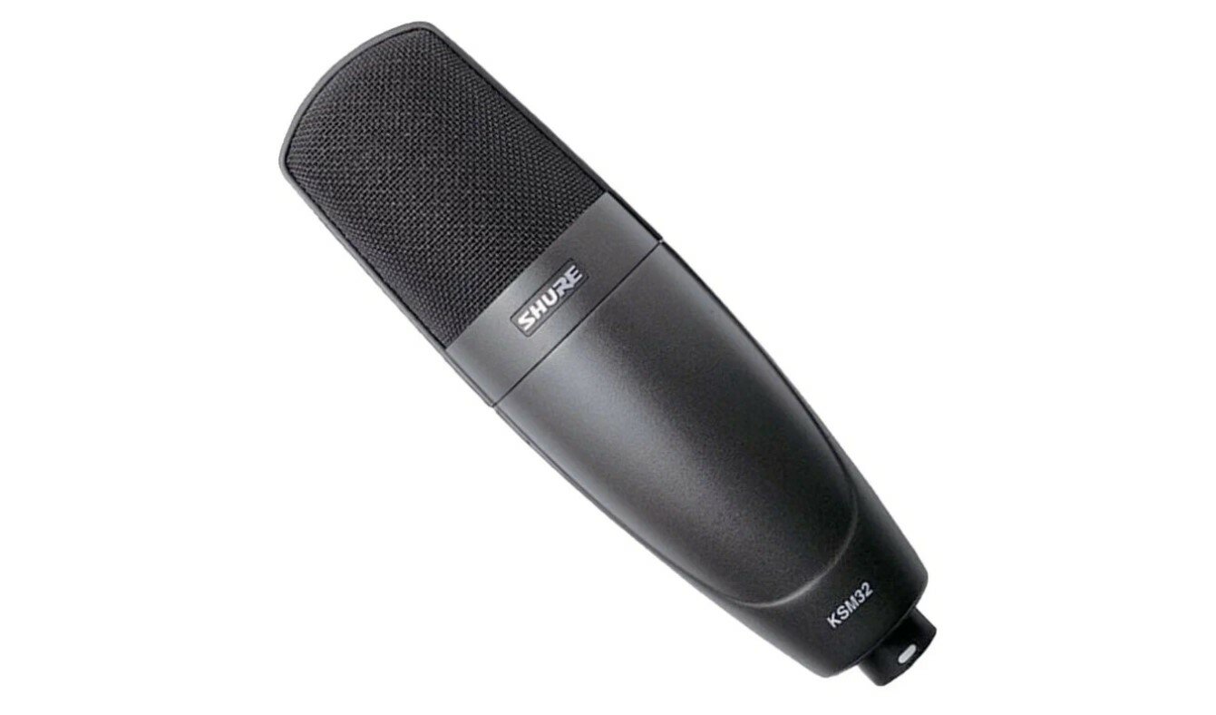 Микрофон Shure KSM32/CG конденсаторный студийный кардиоидный с фантомным питанием, черный