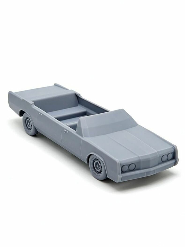 Lincoln Continental Convertible Limousine Кit Сard 3D Модель
