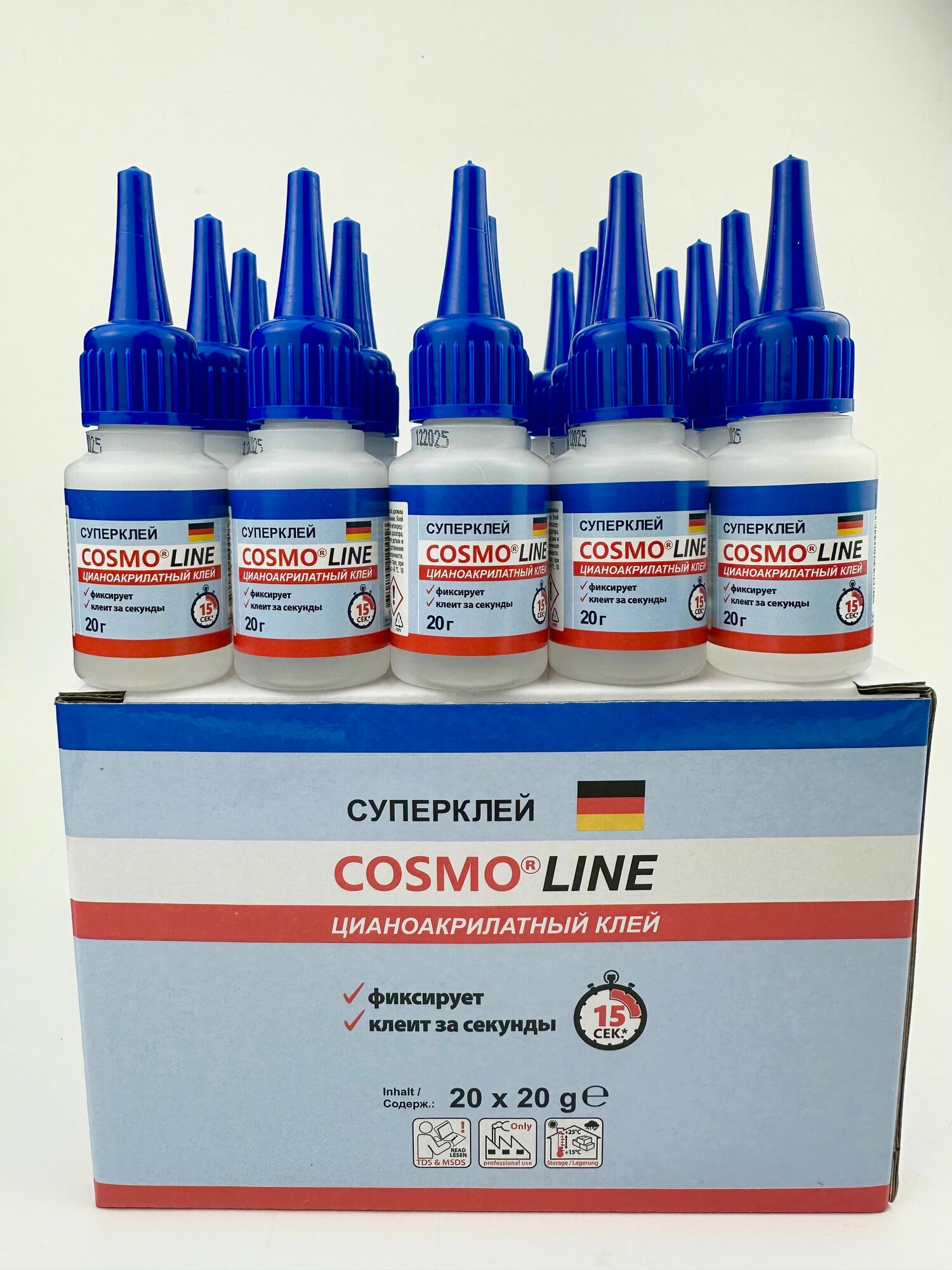Суперклей космофен, COSMO LINE , 20 гр 20 шт
