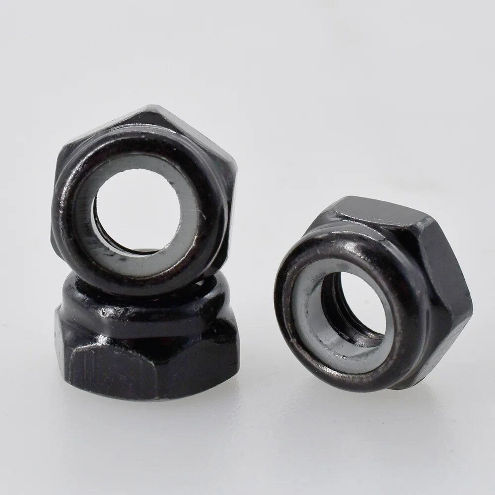 100-50 шт. M2 M2.5 M3 M3.5 M4 M5 M6 M8 M10 M12 304 черная оцинкованная M6 (100Pcs), Black Zinc