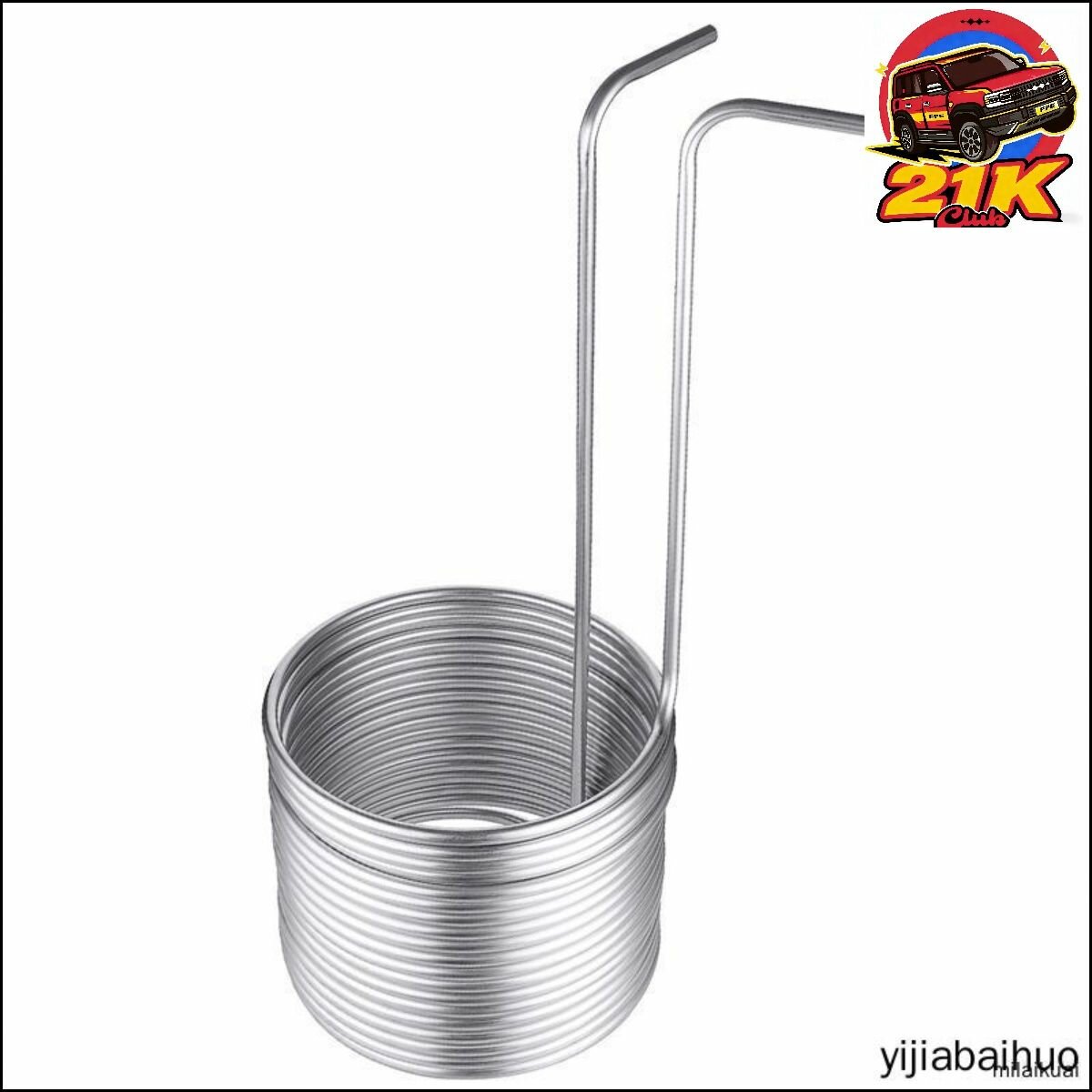 Погружной чиллер из нержавеющей стали 304, 15 метров, для эффективного охлаждения сусла, популярное пивоваренное оборудование