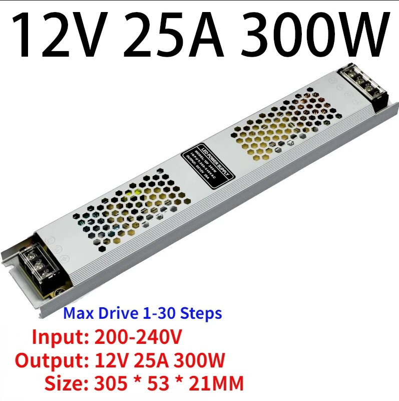 RGB-контроллер освещения лестницы Maxtronics ES32 32CH Белый, 12V 300W Power Only