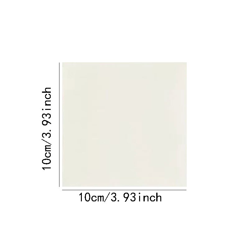Белые конверты 10x10 см, 50 шт
