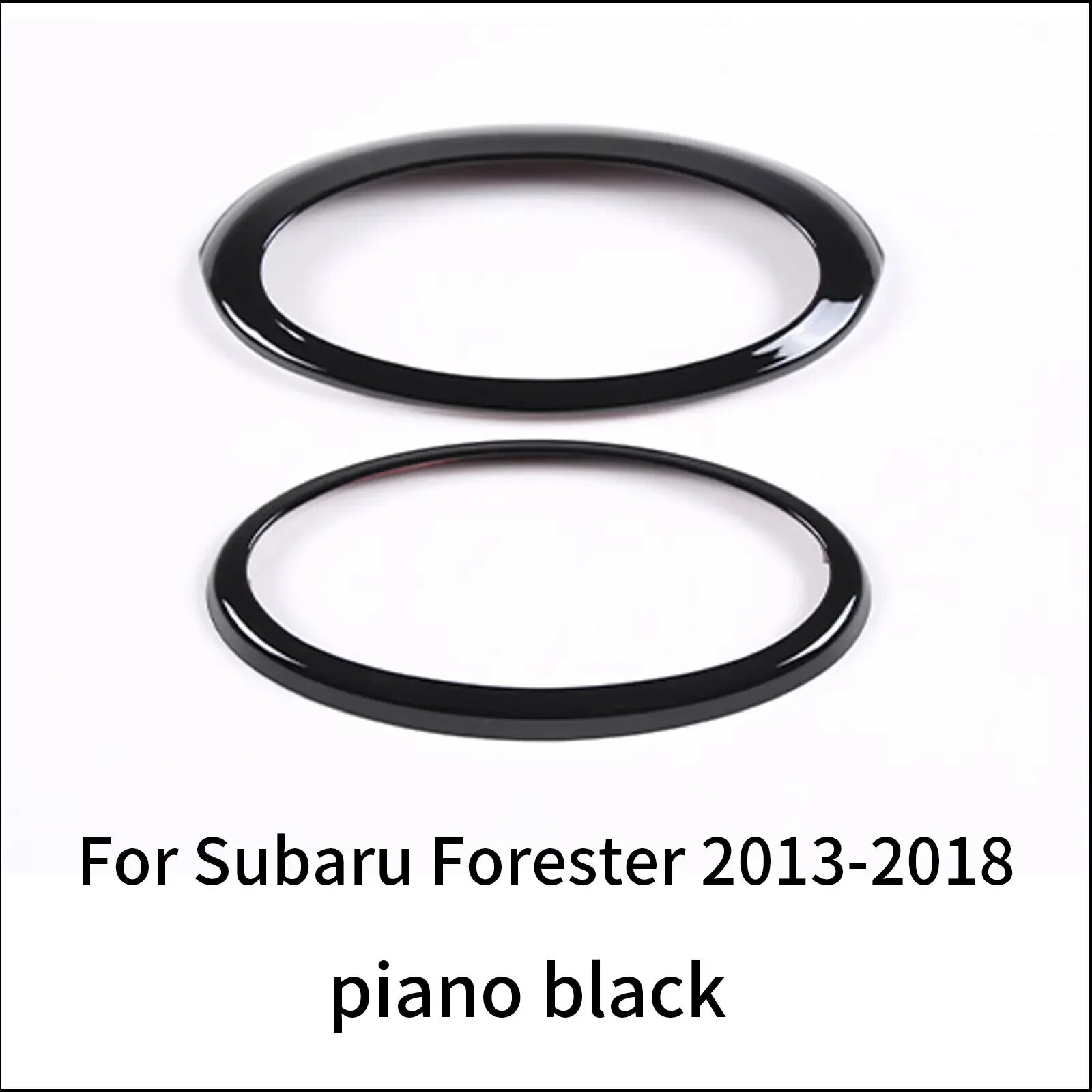 ABS Матовый Черный Автомобильный значок с логотипом спереди и сзади, накладка с кольцом 2013-2018