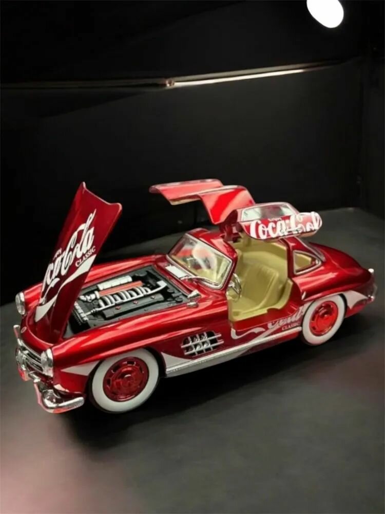 Модель металлической машины Mercedes Benz 300SL 1:24 ( 22 см. ) Мерседес