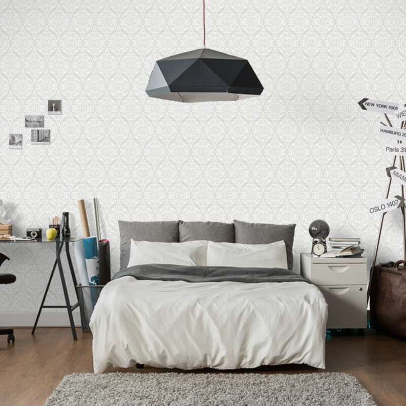 Обои Aura Classical Elements H2940202; 0,53x10,05 м. , флизелин , серый — фото 1