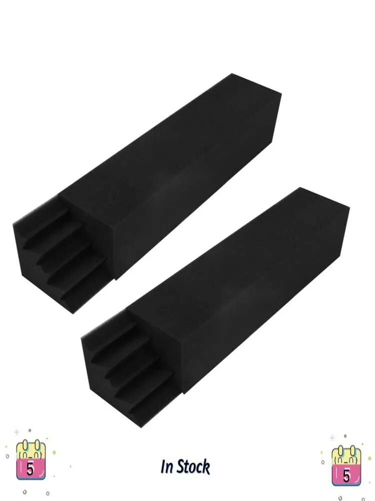 4 шт. акустические студийная акустическая звуковая басовая ловушка угол 12x12x48