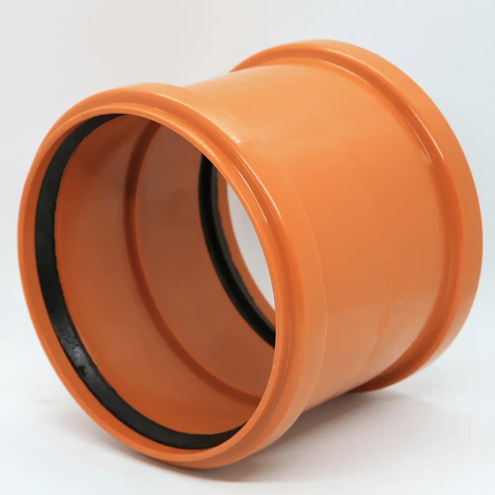 Муфта двухраструбная (соединительная) Flextron для внешней канализации 160 мм