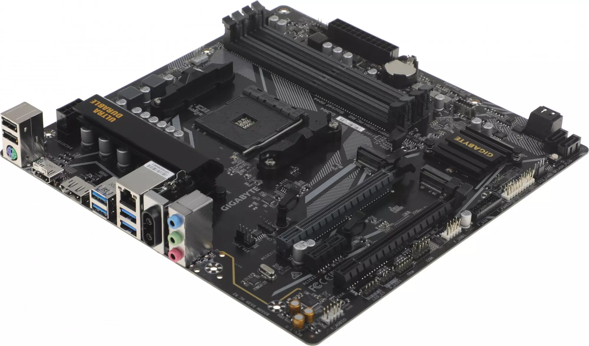 Материнская плата Gigabyte B550M DS3H R2 B550 AM4, mATX 4*DDR4, RTL