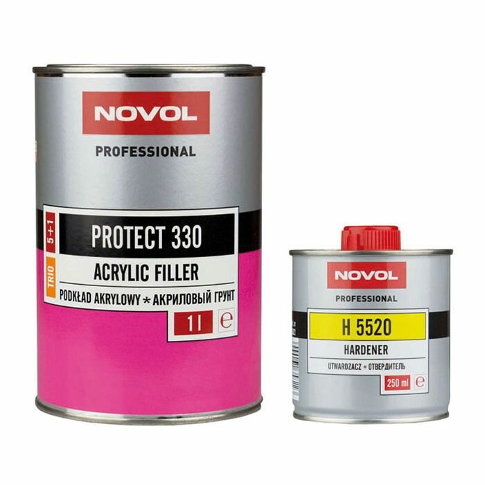 Novol Грунт 5+1 Протект 330 Трио Новол черный, уп. 1+0,2 л