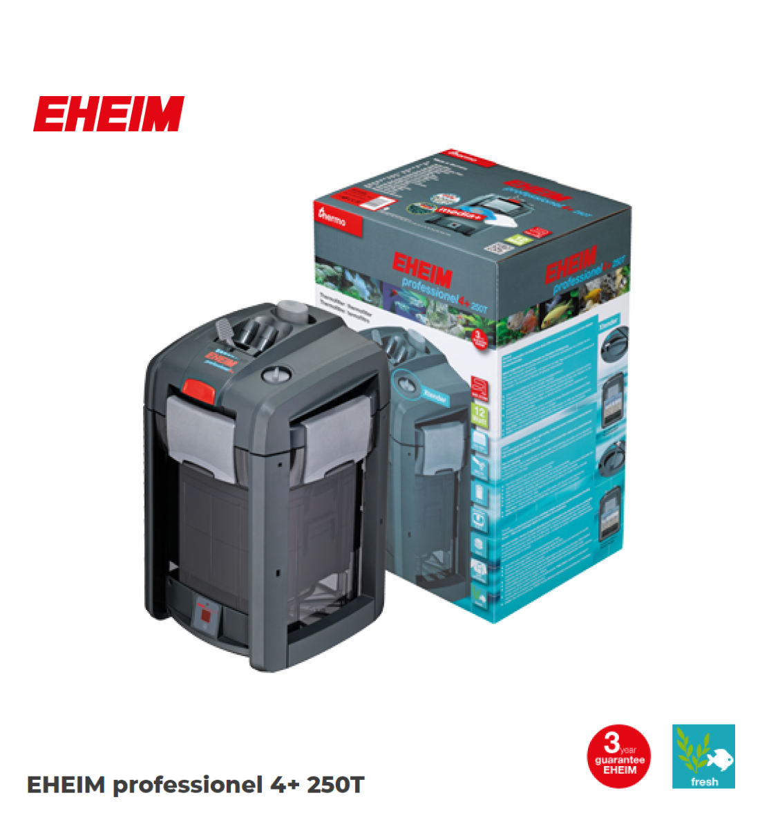 Фильтр для аквариума | Термофильтр внешний EHEIM PROFESSIONEL 4+T 2371020 (до 250л)