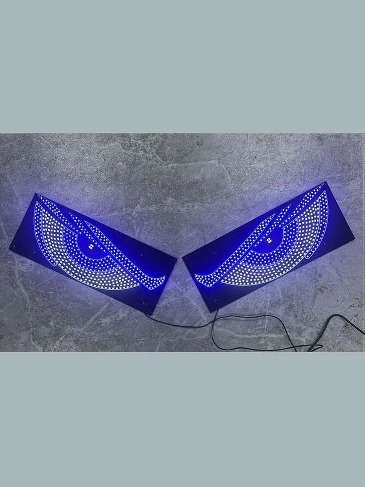Проектор на лобовое стекло для автомобиля с дьявольским глазом с ярким LED светом