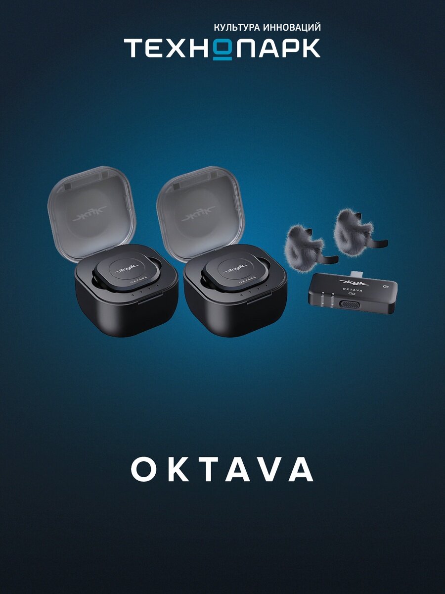Микрофон Октава комплект 2 шт. черный (ZHUK-2-CH)