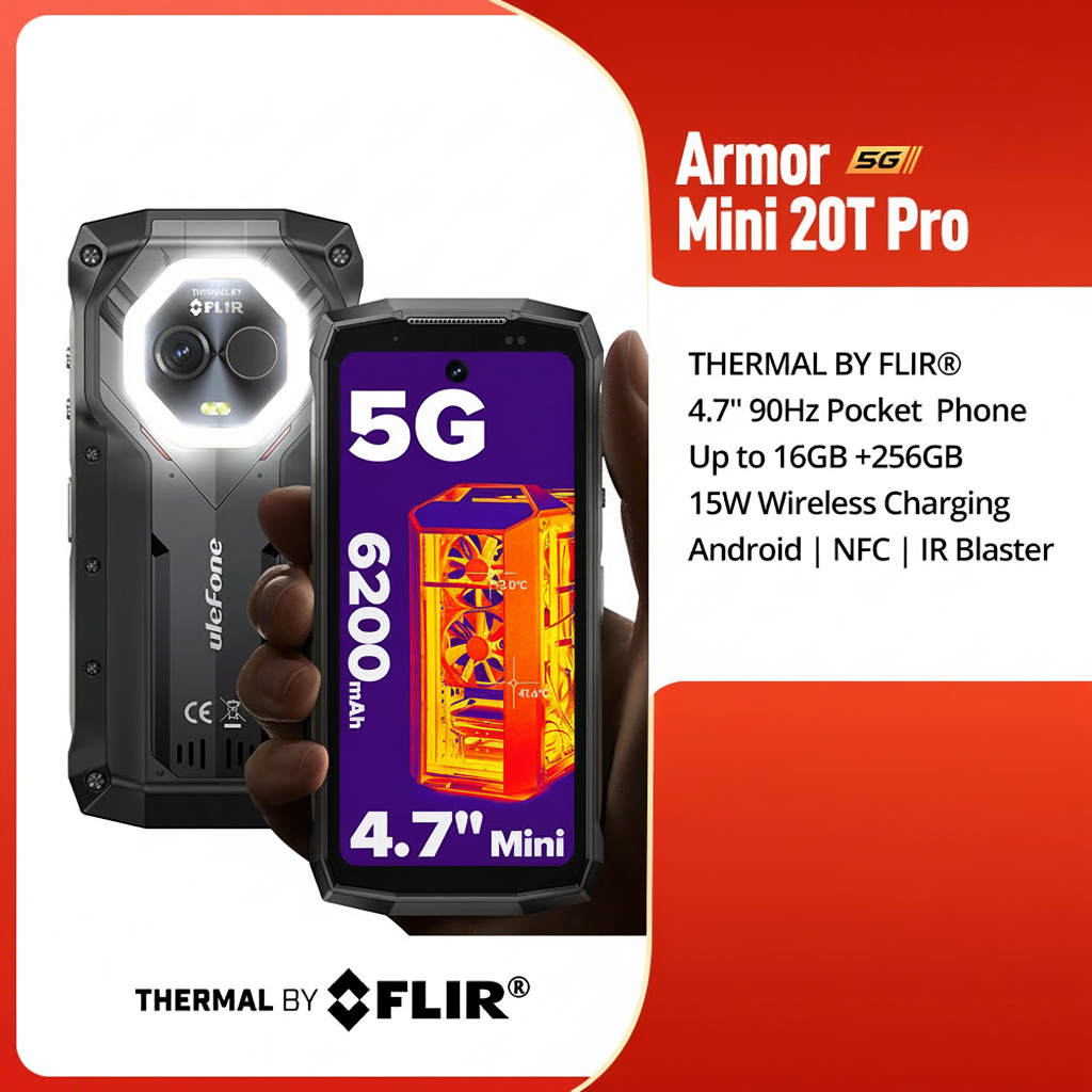 Смартфон Ulefone Armor Mini 20T Pro, 16/256ГБ, global — фото 1
