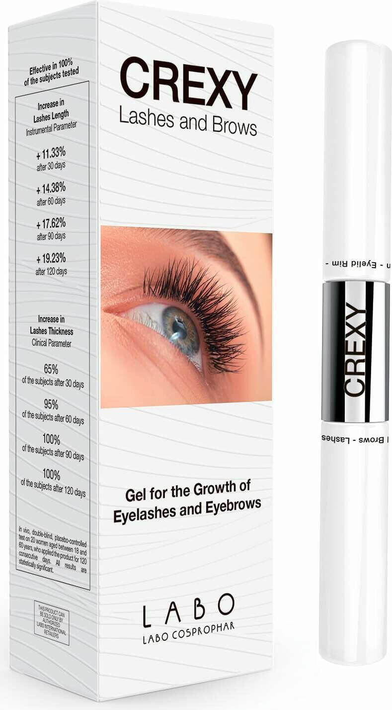 Crescina Средство для роста бровей и ресниц Crexy Crexy Eyelashes - Eyebrows Double Bruches 200ml