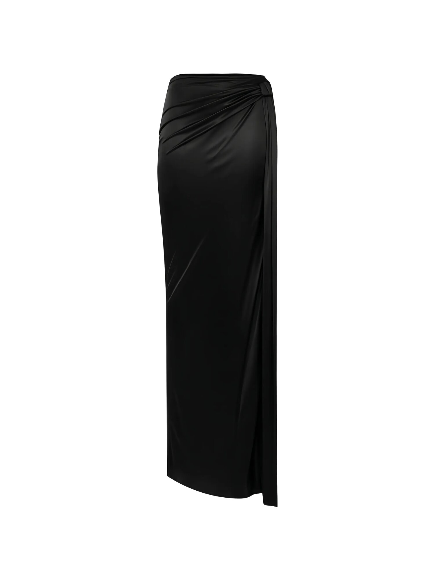Юбка Draped side-slit skirt