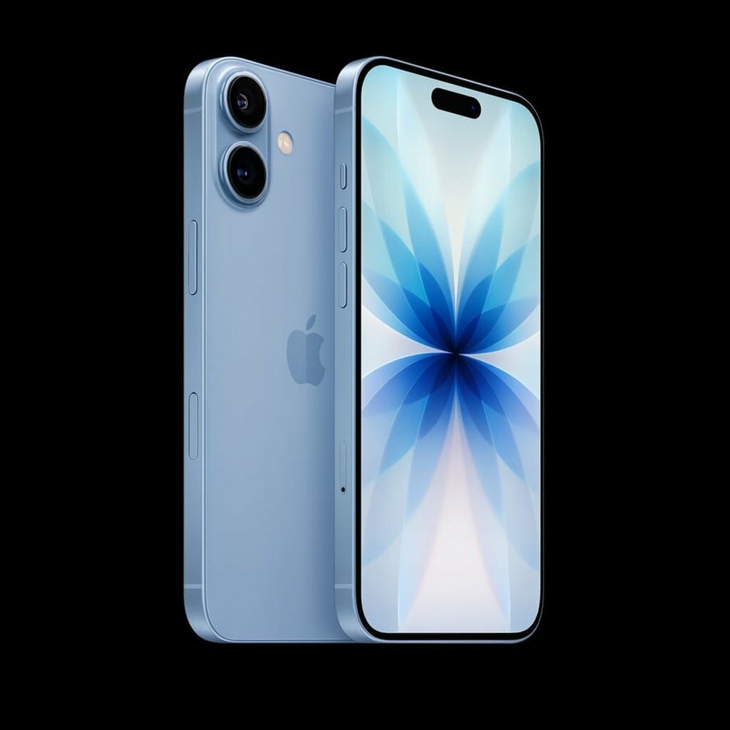 Смартфон Apple iPhone 17 512 ГБ, синий | Mist Blue (eSIM)