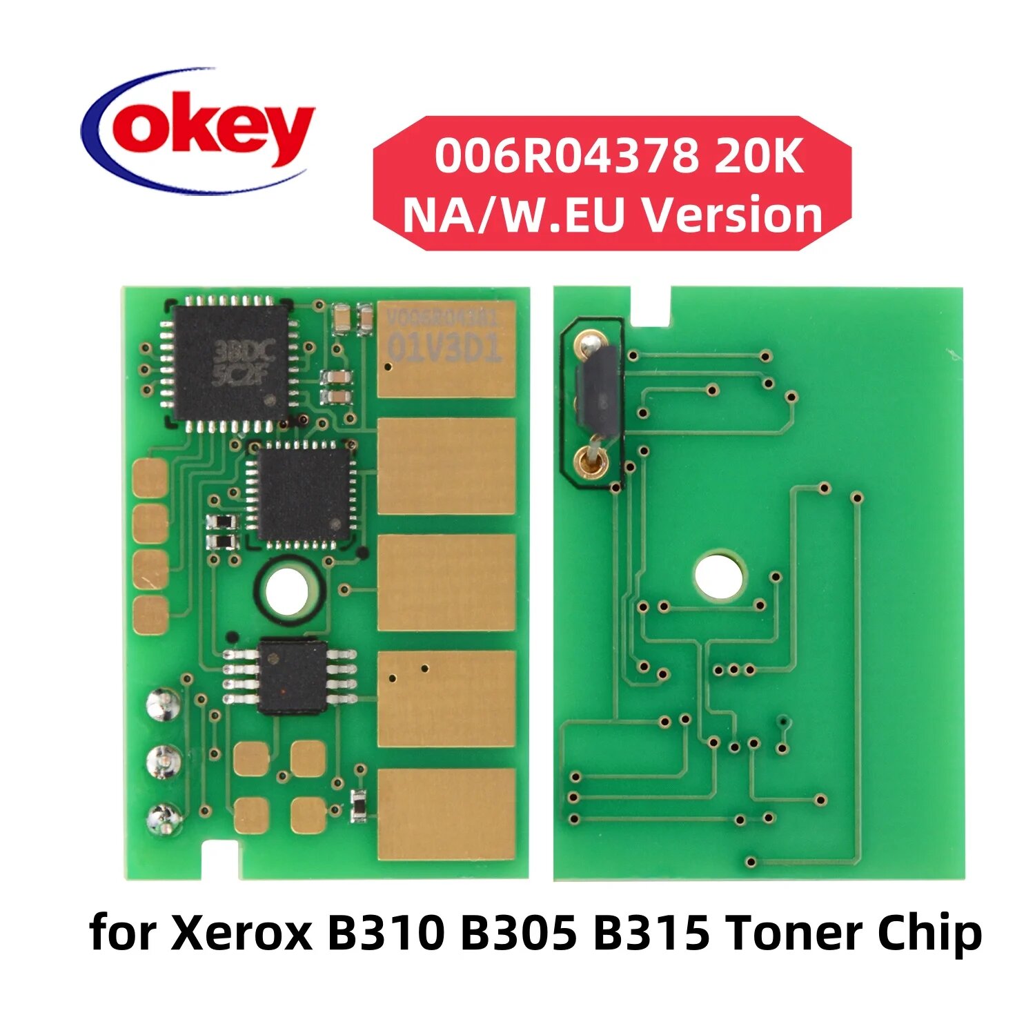 Тонер-чип Cokey 006R04378 20K для Xerox B310 B305 B315