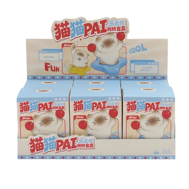 Фигурка кошки Bandai, 6 шт в упаковке