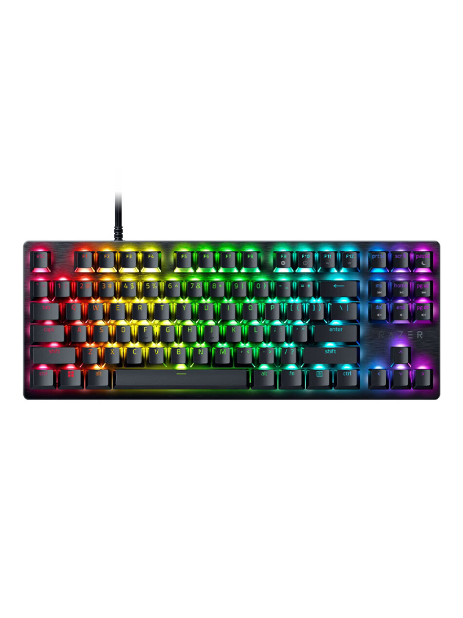 Razer Huntsman V3 X Tournament Edition (Tactile Purple Switch) Razer Linear Optical Purple Проводная оптико-механическая игровая клавиатура, английская раскладка, черная