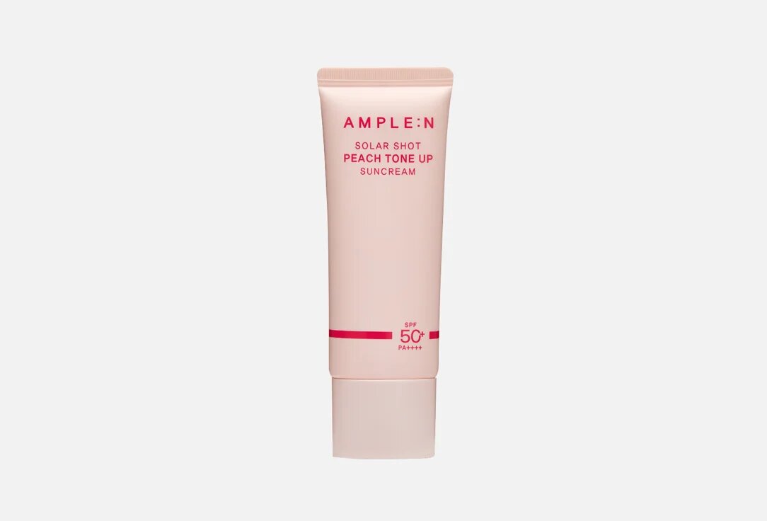 AMPLE: N SOLAR SHOT PEACH TONE-UP SUNCREAM солнцезащитный крем 40мл