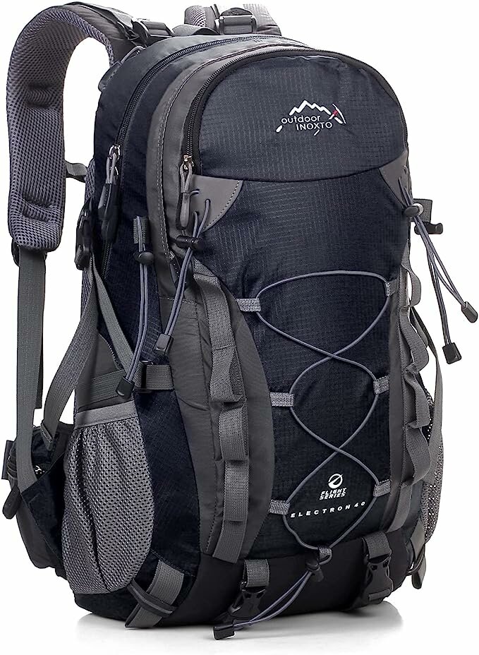 Domary Outdoor Package, Рюкзак для походов 40L мужской женский альпинистский рюкзак для путешествий в открытом воздухе, кемпинг походный рюкзак, черный красный синий зеленый, Полиэстер, 28*13*50 см, 890 г, 1 шт.