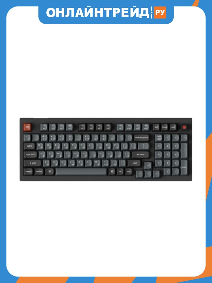 Клавиатура полноразмерная Keychron (96%) механическая V5 8K - проводная, 98 клавиш (V5W-D4-RU)