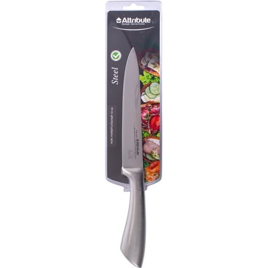 Нож универсальный Attribute STEEL 16 см, нерж. сталь (AKS501)