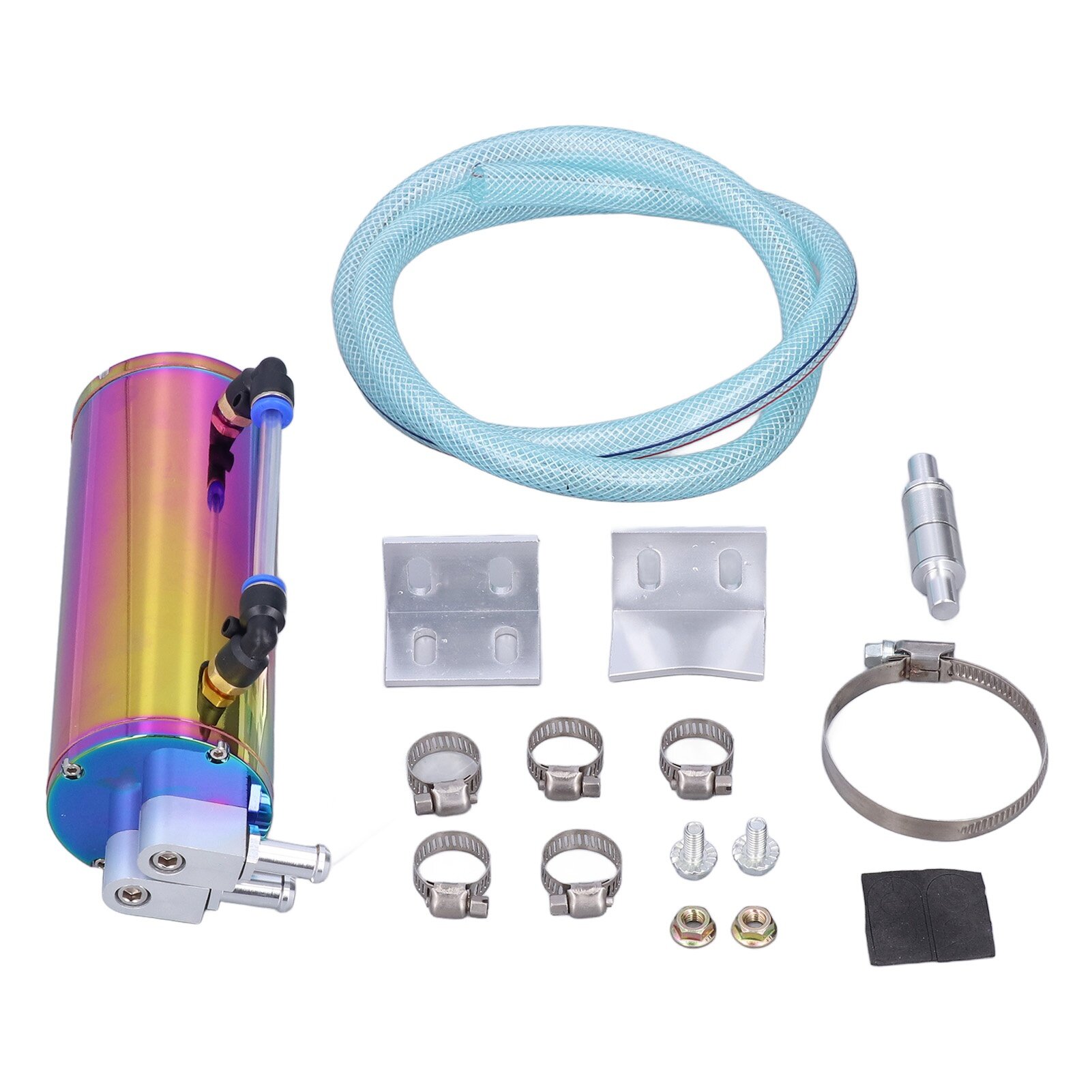 Маслоуловитель 350ml, алюминиевый, универсальный, с трубкой