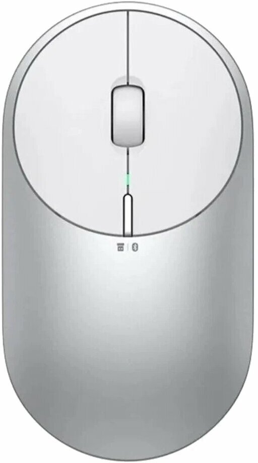 Беспроводная компактная мышь Xiaomi Mi Portable Mouse 2, серебристый