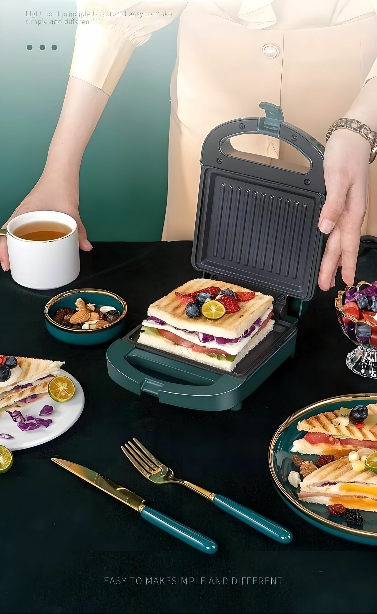 Бутербродница сэндвичница электрическая/Тостер/Вафельница