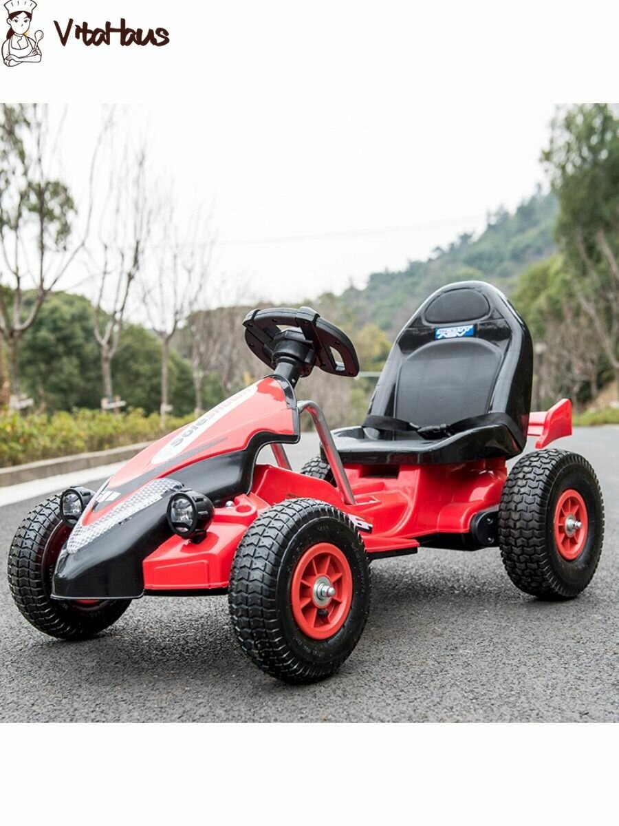 Детский электрический 4-колесный картинг с пультом дистанционного управления 12V