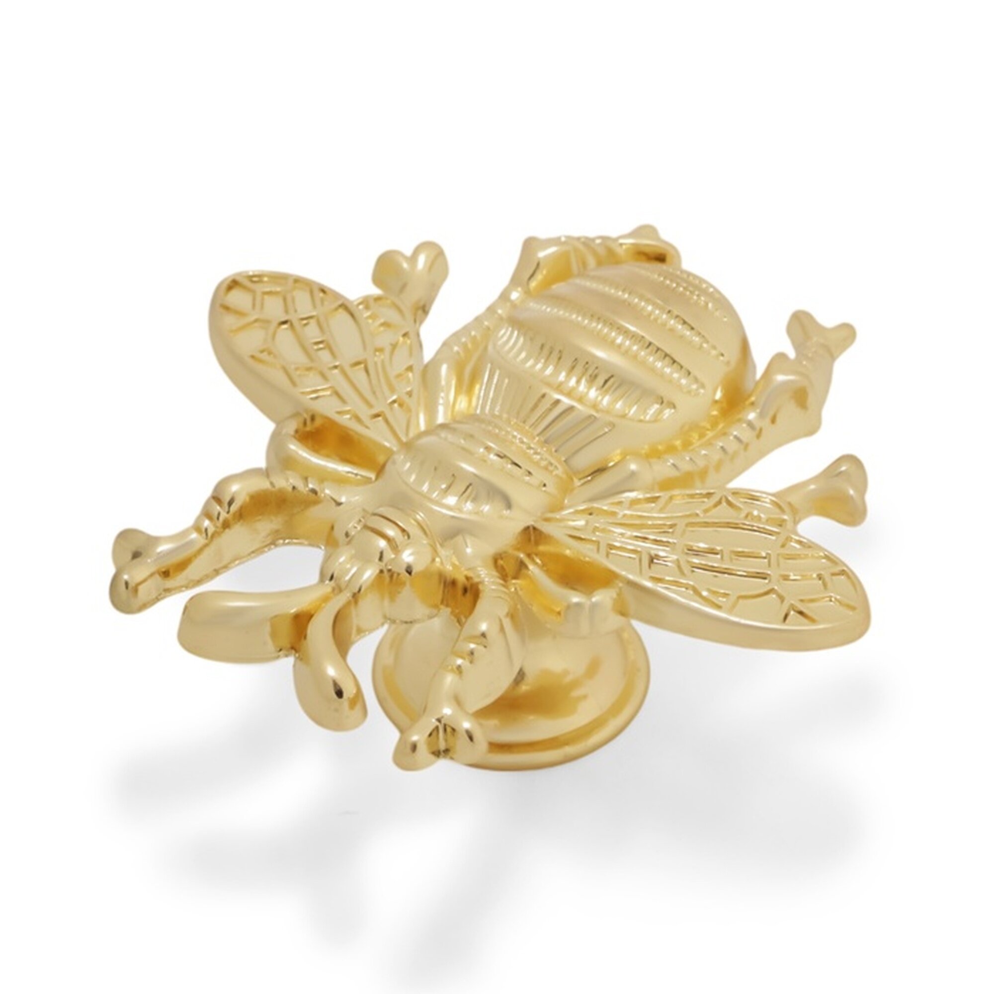 Мебельная ручка CAPPIO "Жук", цинковый сплав, фигурная, золотистая