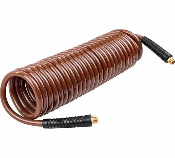 Шланг витой полиуретановый 8мм х 12мм х 7.5м с резьбовыми наконечниками 1/4" FORSTIME