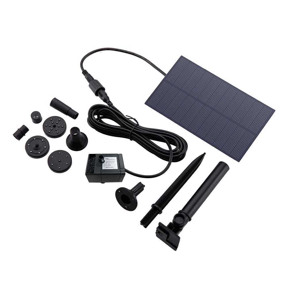 Solar Panel Fountain VKTECH 180 л/ч — фото 1