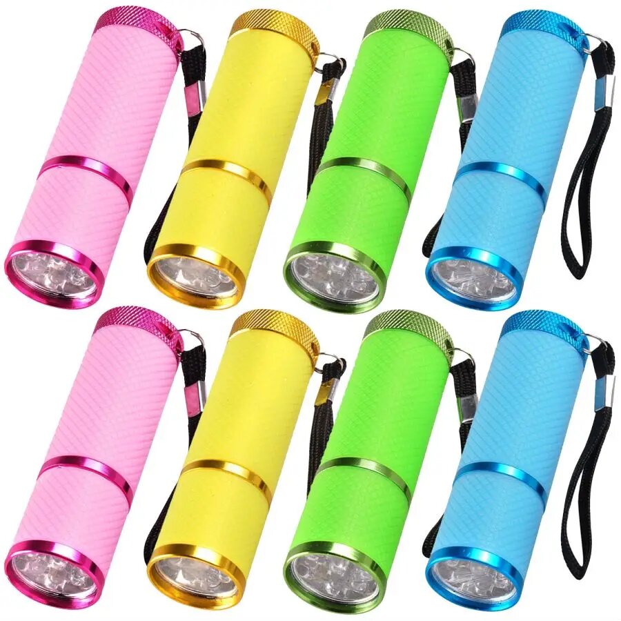 Мини-фонарики POCKETMAN 9LED, 8 цветов